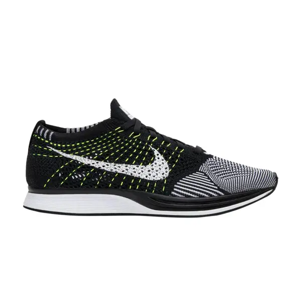 Nike Flyknit Racer 'volt' 2016 Athletic Sneakers - Black