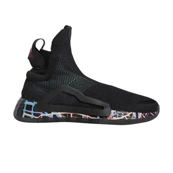 Adidas N3xt L3v3l Graphic Midsole Sneakers - Black