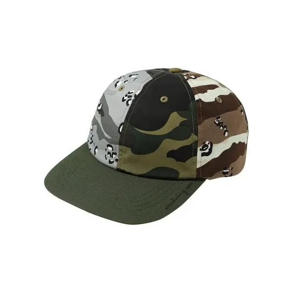 A BATHING APE Mad Shark Crazy Camo Panel Cap - Multicolor