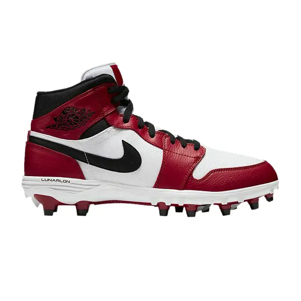 JORDAN 1 Mid Td Cleat - Red