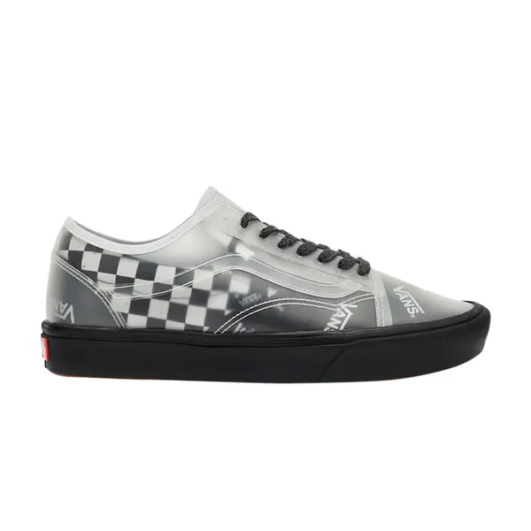 VANS Slip-skool Comfycush Block Checker Sneakers - Black