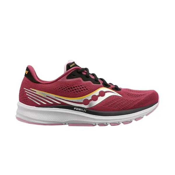 Saucony Ride 14 Athletic Sneakers - Red