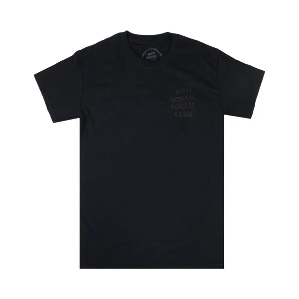 ANTI SOCIAL SOCIAL CLUB Dramatic Kkoch Short-sleeve T-shirt - Black