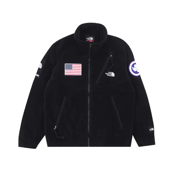 Supreme X The North Face Trans Antarctica Expedition Fleece Jacket - Black