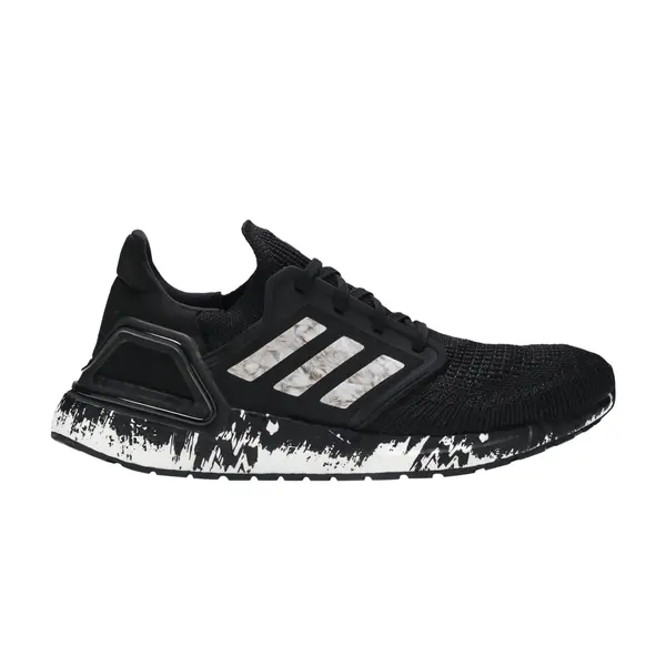 Adidas Ultraboost 20 'marble' Sneakers - Black