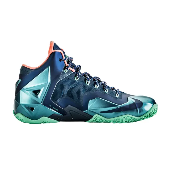 Nike Lebron 'Miami Vs Akron' Sneakers Blue Editorialist