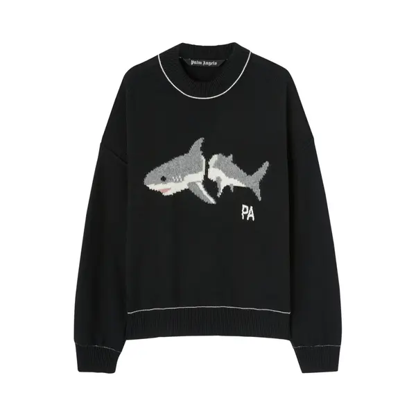 Palm Angels Shark Graphic Sweater