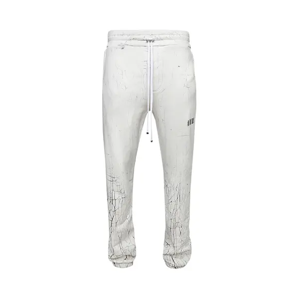 Amiri Cracked Dye Logo Sweatpants