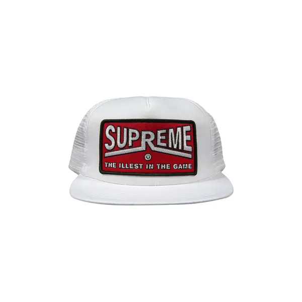 Supreme Illest Mesh Back 5-panel Cap - White