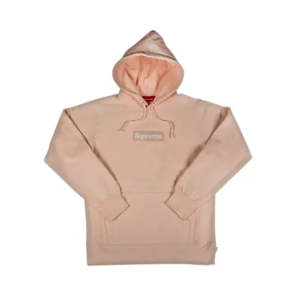 Supreme Box Logo Pullover Hoodie Fw16 - Orange