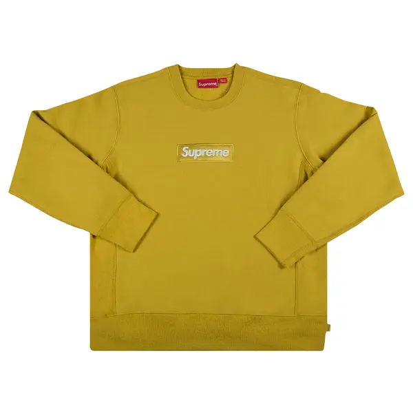 Supreme Box Logo Crewneck - Yellow