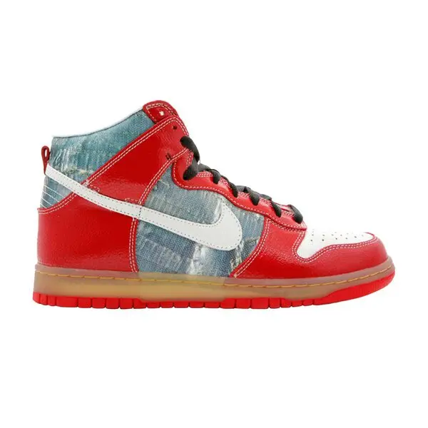 Nike Dunk High Premium Sb 'shoe Goo - Red