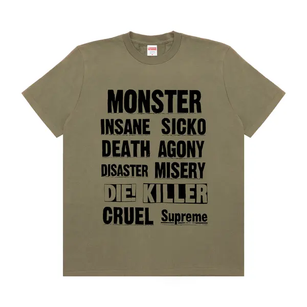 Supreme Monster Tee 'light Olive - Green
