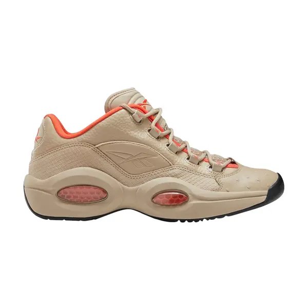 REEBOK Question Low 'exotic Leathers' Sneakers - Tan