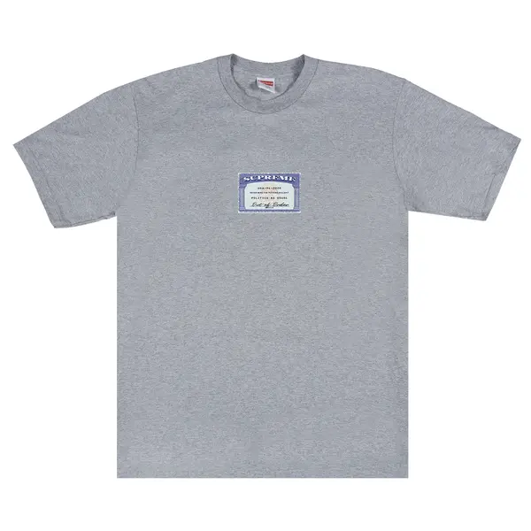 Supreme Social Tee 'heather - Grey