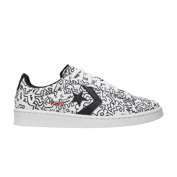 CONVERSE Keith Haring X Pro Leather Low - White