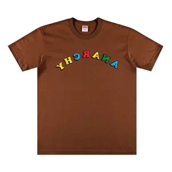 Supreme X Jamie Reid Anarchy Tee - Brown