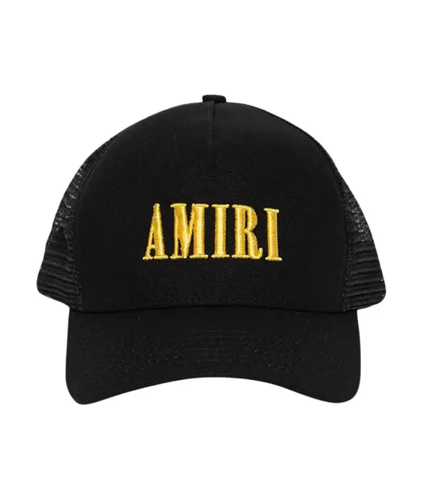 Amiri Core Logo Trucker Cap - Black