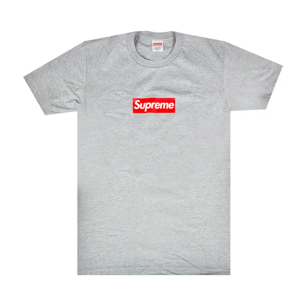 Supreme 20th Anniversary Box Logo T-shirt 'heather - Grey