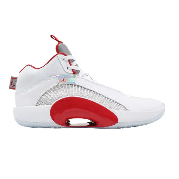 JORDAN 35 'fire Red' High-top Sneakers - White