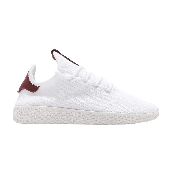 adidas gazelle silver green womens Adidas Pharrell Williams White Tennis HU Low Top Sneakers US12 – THE-ECHELON main image 1