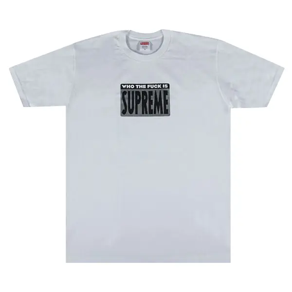 Supreme Who The Fuck Tee - White