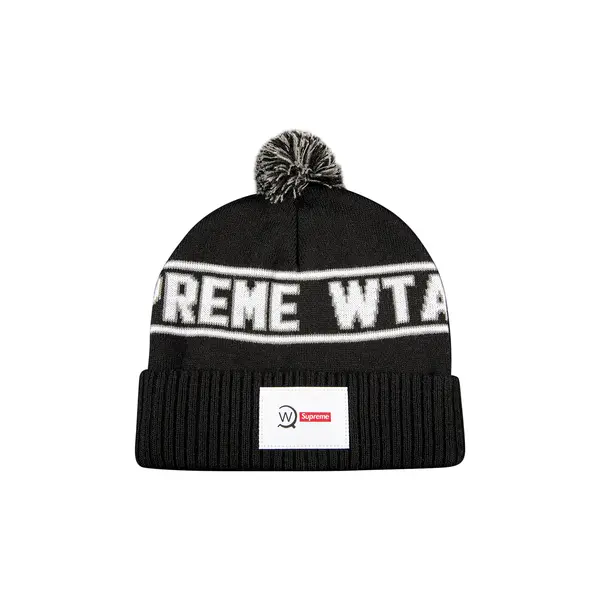 Supreme X Wtaps Beanie - Black