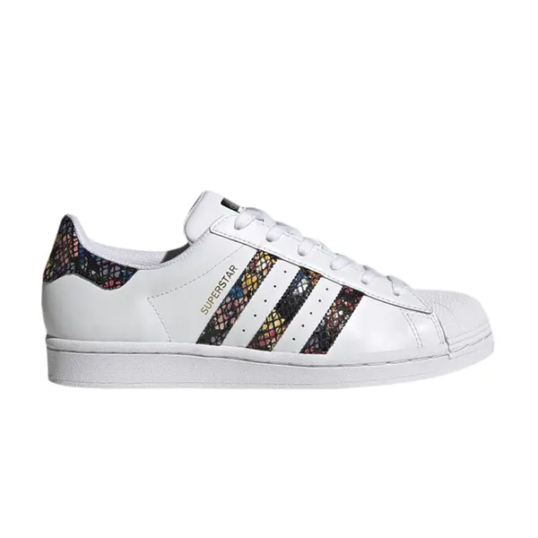 Adidas Superstar Floral Twist Stripes - Black
