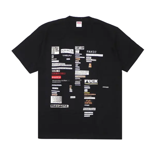 Supreme Cutouts Tee - Black