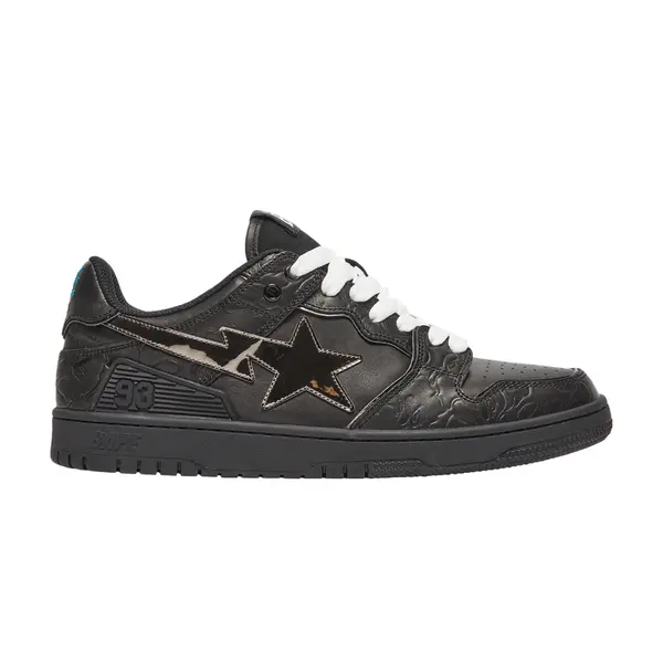 A BATHING APE Sk8 Sta Low Sneakers - Black