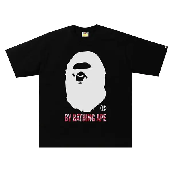 A BATHING APE Abc Camo Rlx Tee /pink - Black