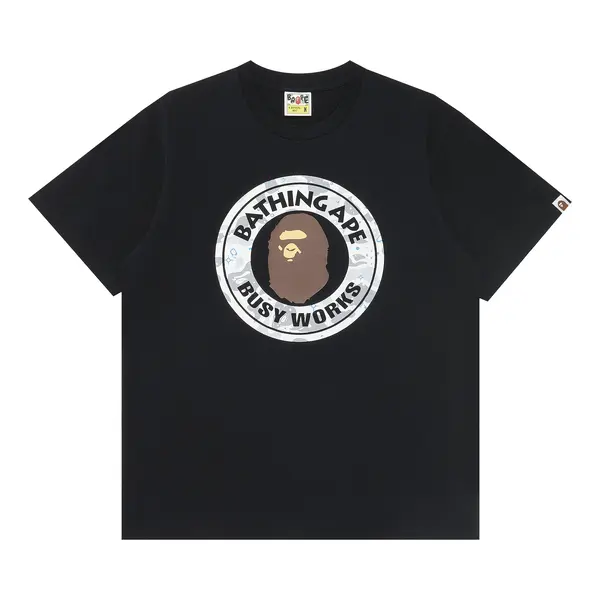 A BATHING APE Space Camo Busy Works Tee