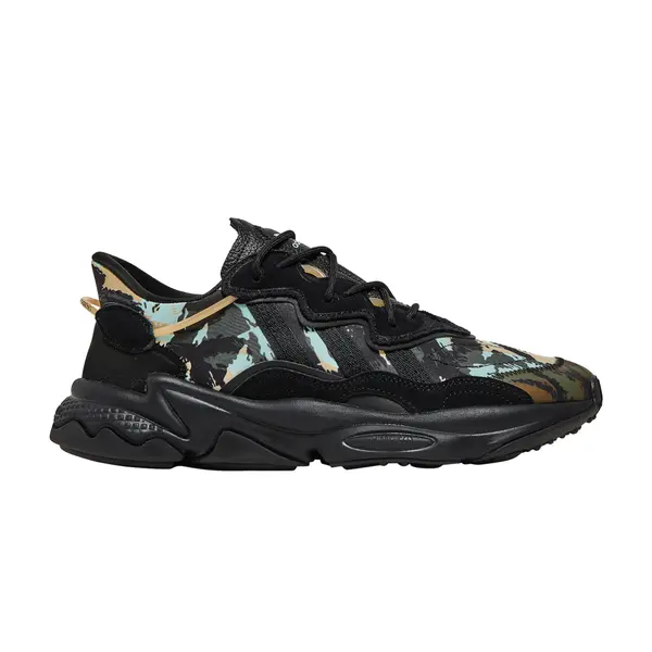 Adidas Ozweego Camo Sneakers - Black