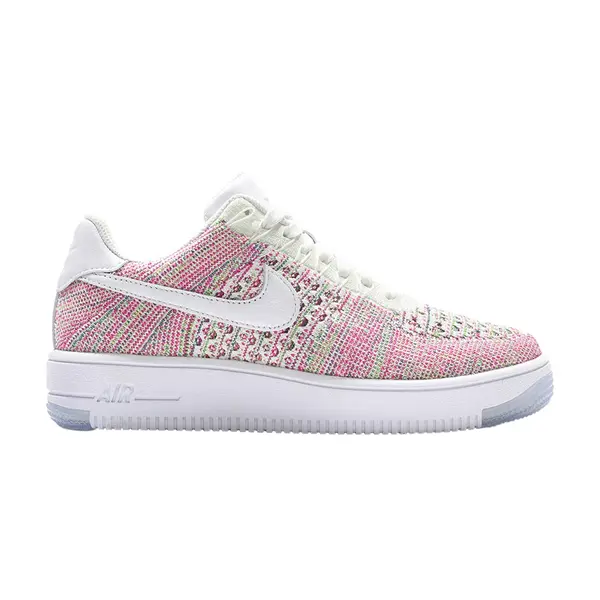 Nike Force 1 Flyknit Low Sneakers - White