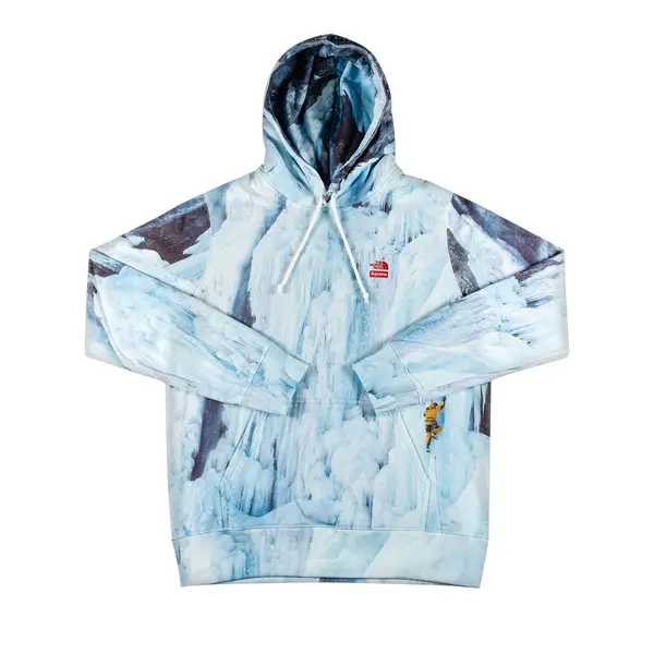 Supreme X The North Face Ice Climb Hooded Sweatshirt - Blue
