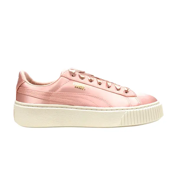 PUMA Basket Platform Satin Sneakers