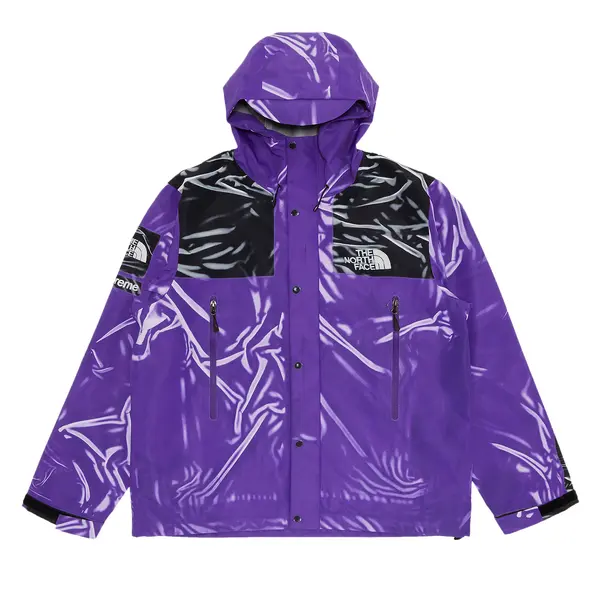 ジャケット・アウター THE NORTH FACE purple label supreme FCRB Supreme X The North Face Printed Taped Seam Shell Jacket - Purple
