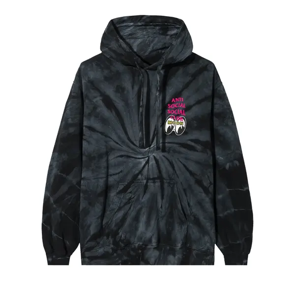 ANTI SOCIAL SOCIAL CLUB X Mooneyes Stacked Hoodie - Black