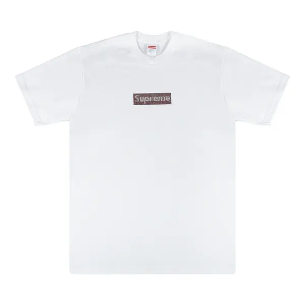 Supreme X Swarovski Box Logo T-shirt - White