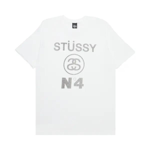 StÜssy N°4 Tee - White