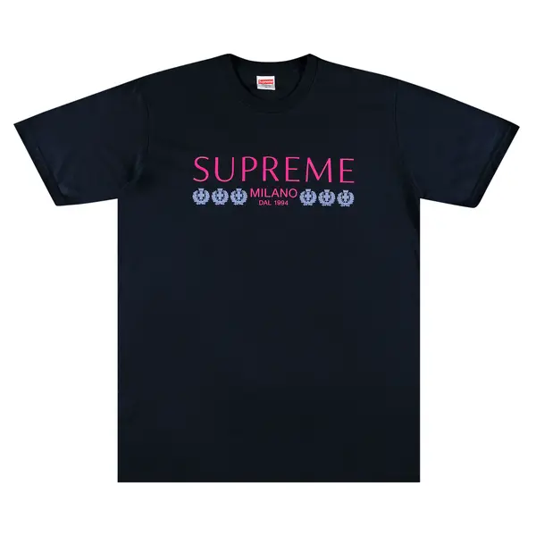 Supreme Milano Tee 'navy - Blue
