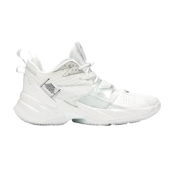 JORDAN Why Not Zer0.3 Metallic Sneakers - White