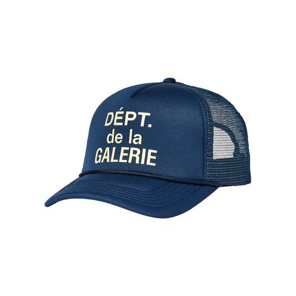 GALLERY DEPT. French Logo Trucker Hat - Blue