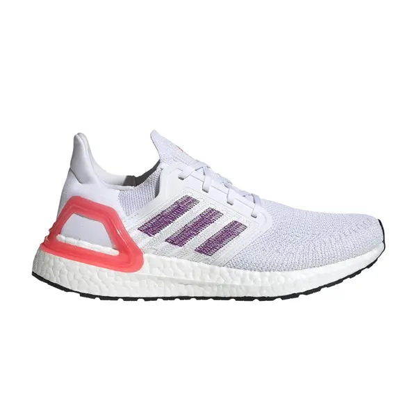 adidas gazelle silver green womens adidas Women's Ultraboost 20 10 Purple/Silver/White main image 0