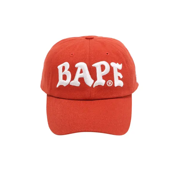 A BATHING APE Panel Cap - Orange