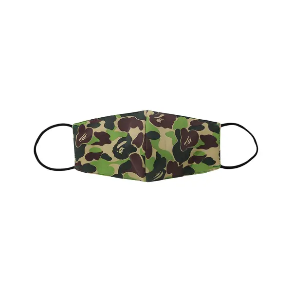 A BATHING APE Abc Camo Mask - Green