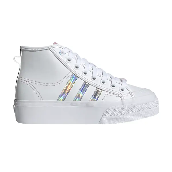 Adidas Nizza Platform Mid Sneakers - White