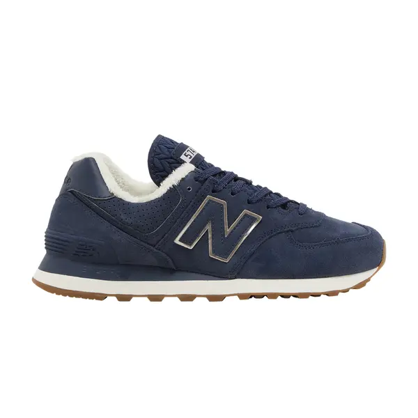 NEW BALANCE 574 Eclipse Gum Sneakers - Blue