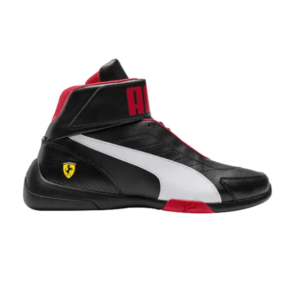 PUMA Scuderia Ferrari X Kart Cat Mid 3 Sneakers - Black