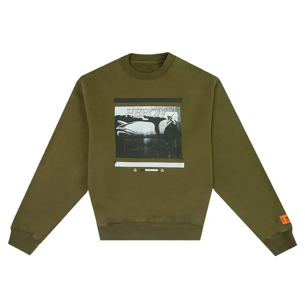 Heron Preston Printed Crewneck - Green